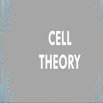 General Biology Lesson 1 Cell Theory.pptx