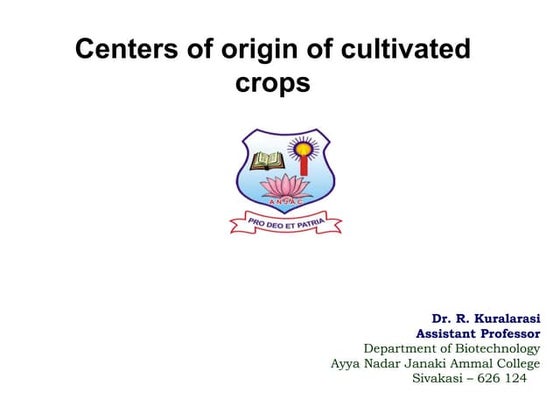 01 centers of diversity | PPT