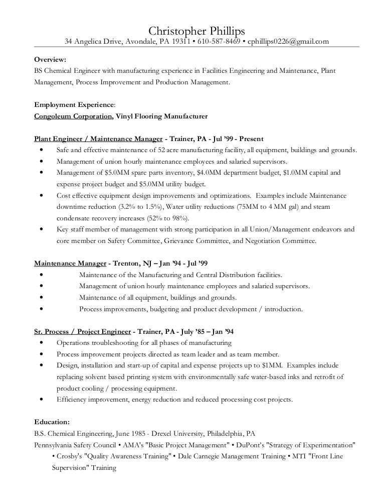 Resume Chris Phillips 112314