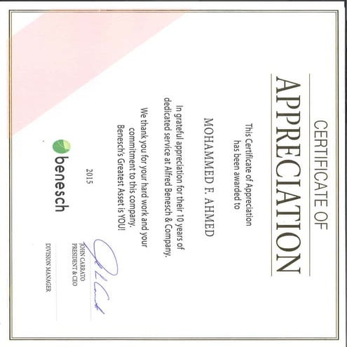 Service Award Appreciation Letter | PDF