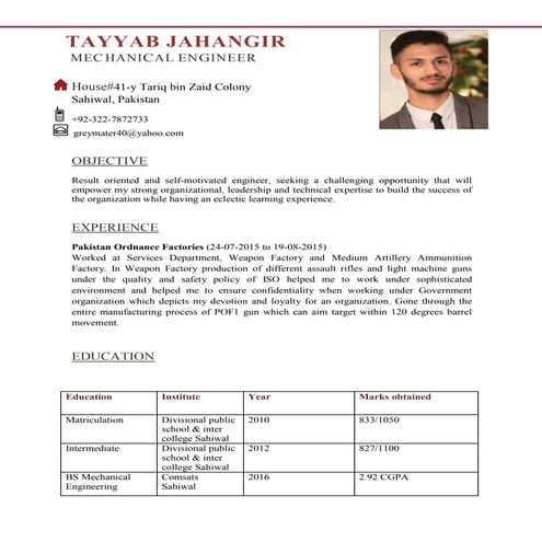 Tayyab Resume | PDF | Arms & Ammunition | Sensitive Topics