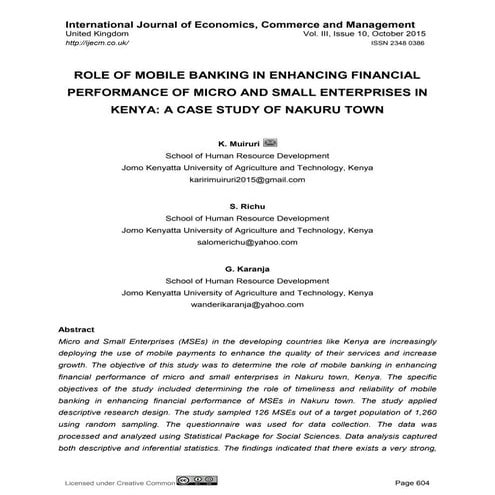 Factors Impeding Mobile Money Expansion in Zambia | PDF