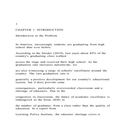 1CHAPTER 1. INTRODUCTIONIntroduction to the Problem | DOCX