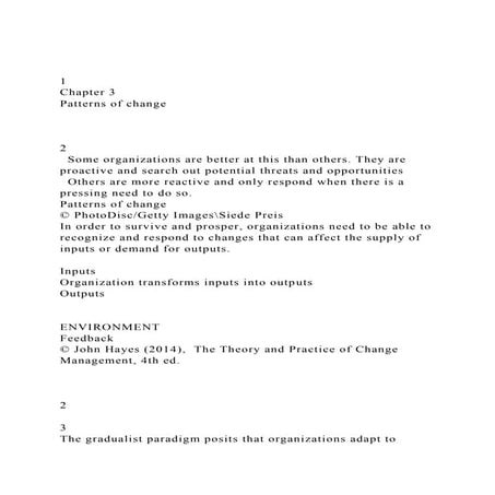 1Chapter 3Patterns of change2 Some organizations .docx