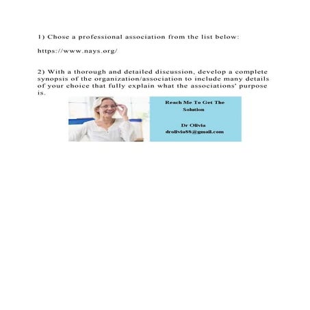 1) Chose a professional association from the list below https.docx