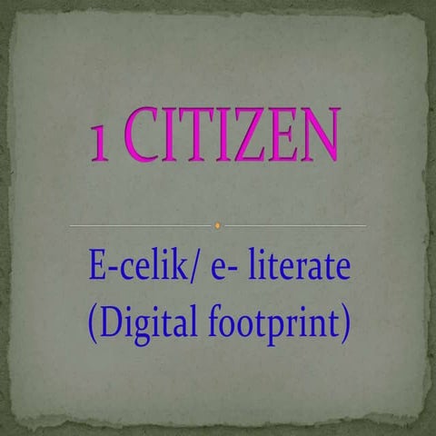 1 citizen | PPT