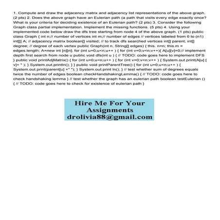 1 Compute and draw the adjacency matrix and adjacency list .pdf