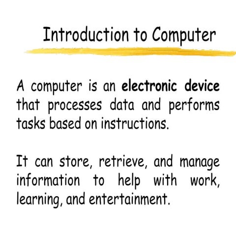 Computer Parts Lesson 1 Grade 2 | PPTX