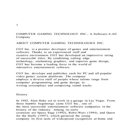 Server Based Gaming | PPT