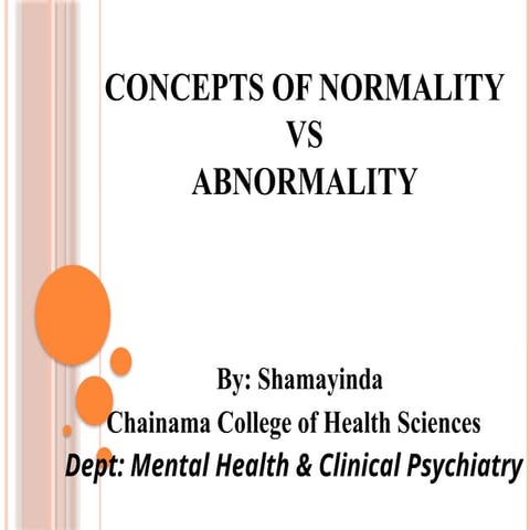 1 Concepts Of Normality Lecturepptxbasic Ppt