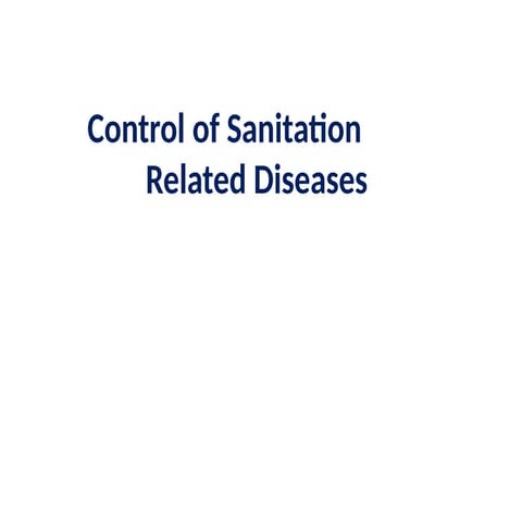 control of sanitation- Eliminating the source by isolation ,treatment ...