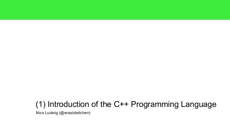 1 Cpp Introducing Thecppprogramminglanguage 9992