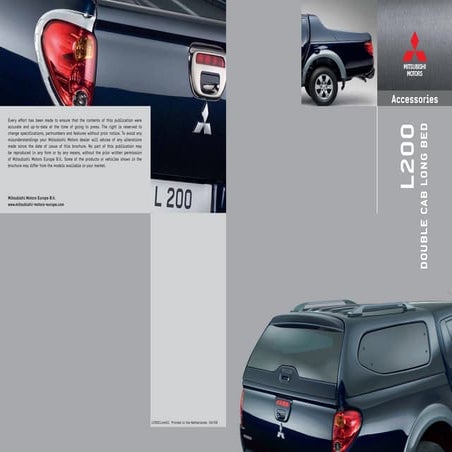 L200 - Long Bed Accessory portfolio | PDF