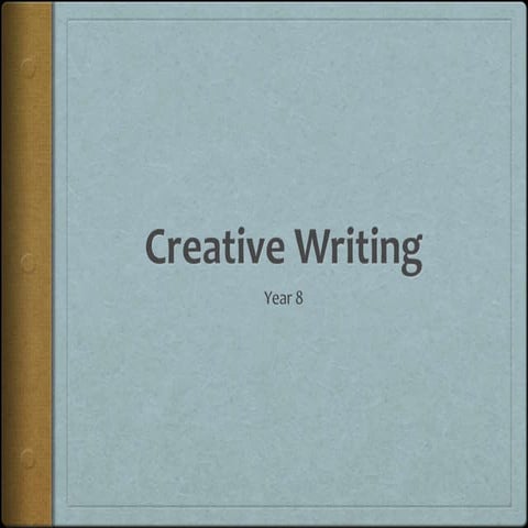 1 creative writing intro | PPTX