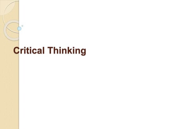 crit_think_intro_I_08 lecture slides notes | PPT
