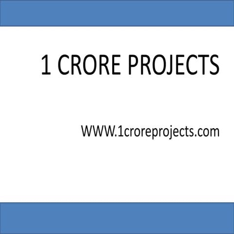 ieee based projects for cse | PPTX