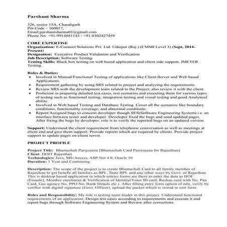 Prashant_Sharma_CV | DOC | Computing | Technology & Computing