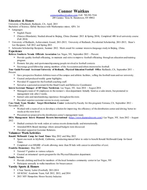 Resume Ekene | PDF | Sports
