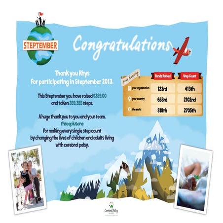 Steptember Certificate of Participation | PDF