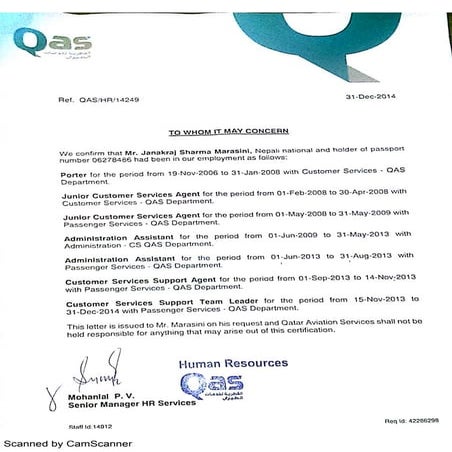 Experience Letter-2 | PDF