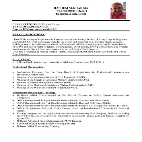 HG-RESUME UPDATE 11012016 | PDF