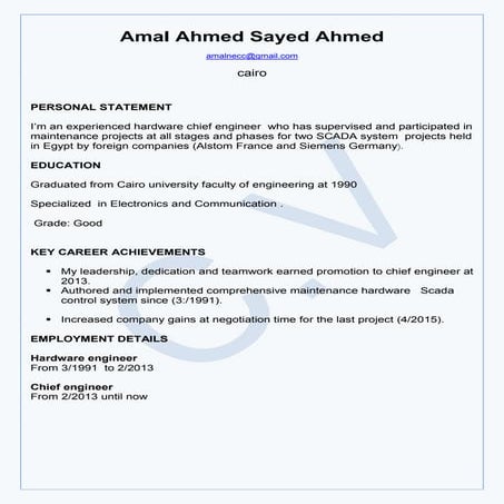 Amal CV | PDF