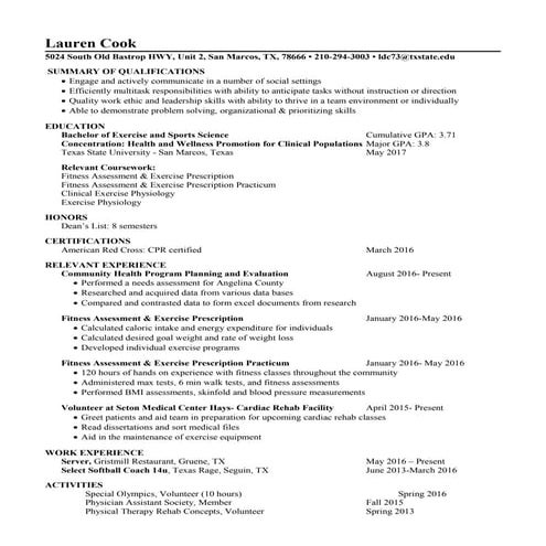 Official Resume | DOCX