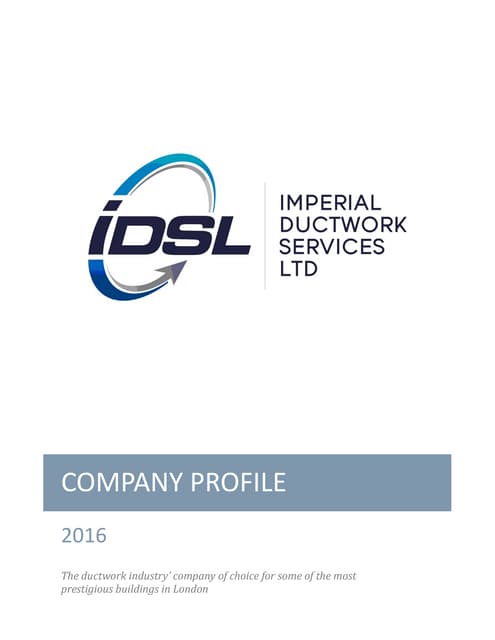 KYRIOS Executive Presentation-2016 English | PPT