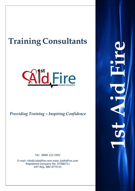 First Aid Training Brochure | PDF