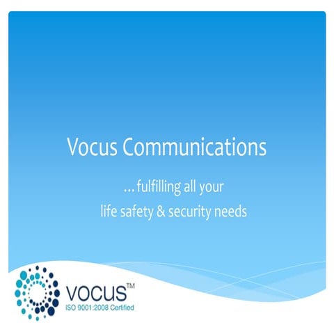 Vocus Communications Corporate Profile-Oct 14 (1) | PPT