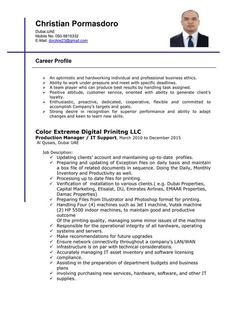 Annemie CV | PDF | Computing | Technology & Computing