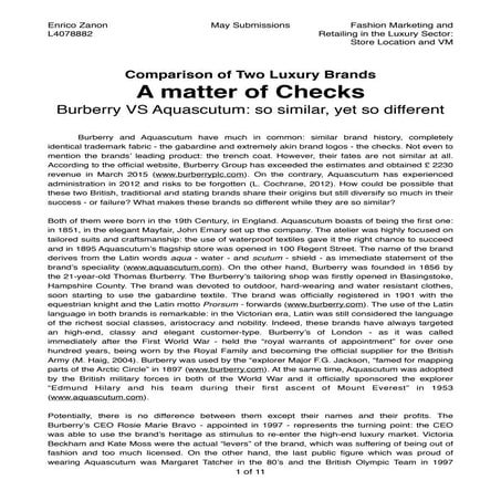 Burberry Research | PPTX