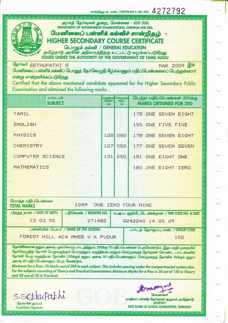 10th marksheet | PDF | Professional School | Postgraduate Education