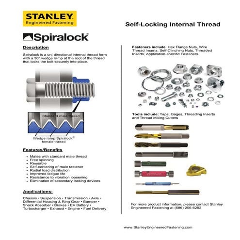 Spiralock Insert | PDF