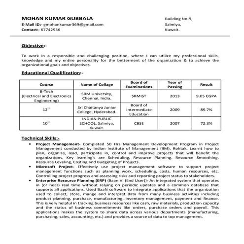 Pranav Godse Resume | PDF