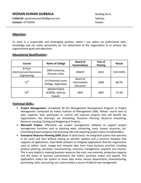 Resume (1) | DOCX | Business Utilities | Business