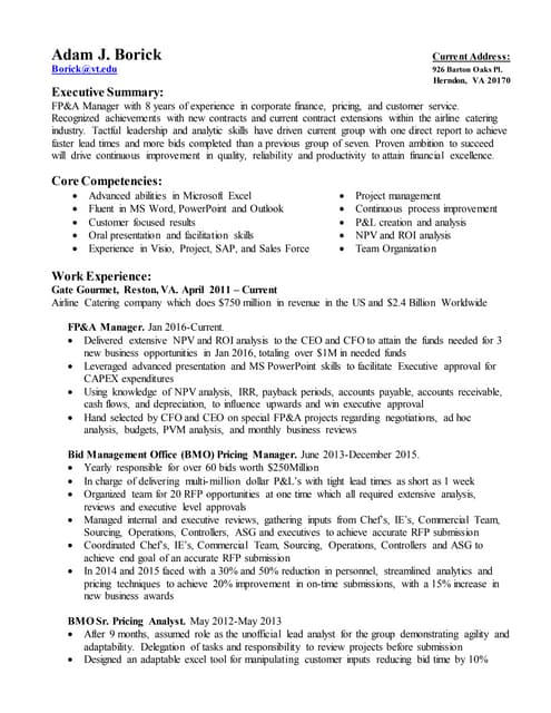 Christopher Monette Resume | DOC | Defense Industry | Industries