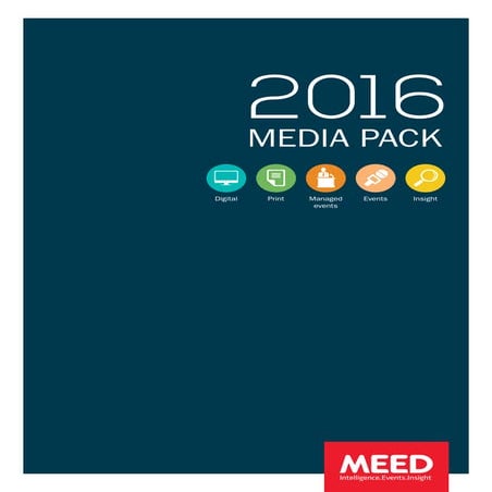 MEED Media Pack 2016 | PDF | Advertising Industry | Industries