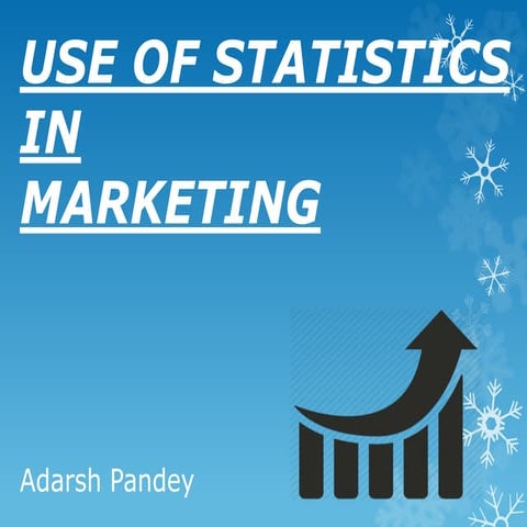 USE OF STATISTICS | PPT