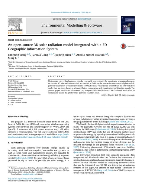 A visualization-oriented 3D method for efficient computation of urban ...