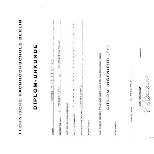 My Diplom Certificate | PPT