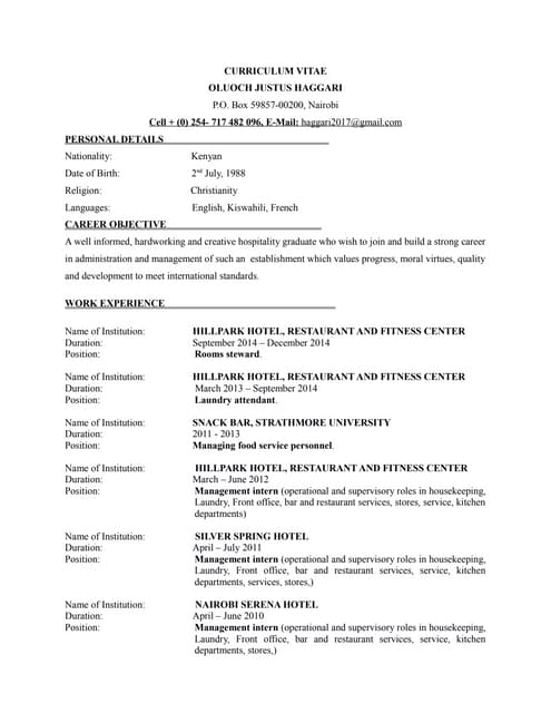 Cv | DOCX | Education