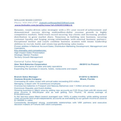 William Coffey 2016 | PDF