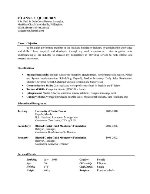 Ramon mitra resume | PDF