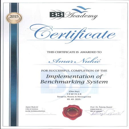 Implementation of Benchmarking System | PDF