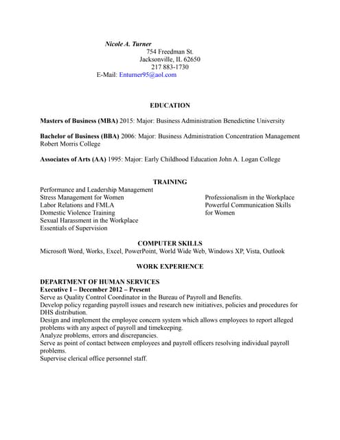 Sample resume for ROTC aspiring officers | PDF