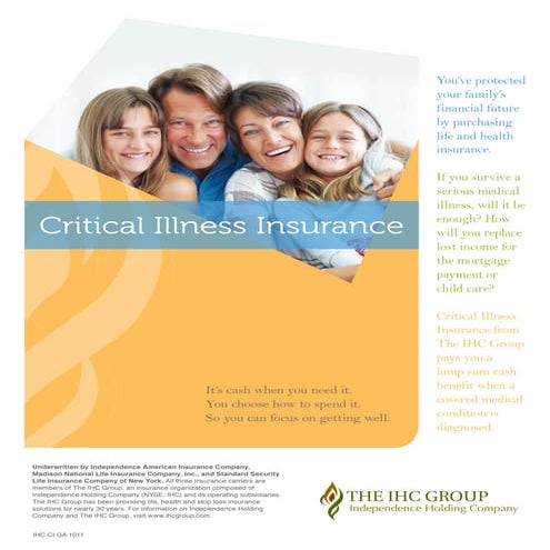 CRITICAL ILLNESS BROCHURE-GEORGIA | PDF