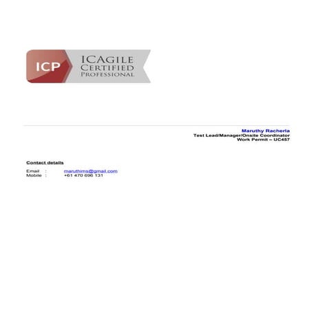 Maruthy Racherla | DOC