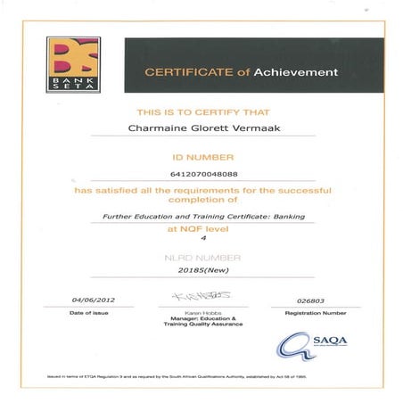 CORNERSTONE SERTIFIKAAT | PDF