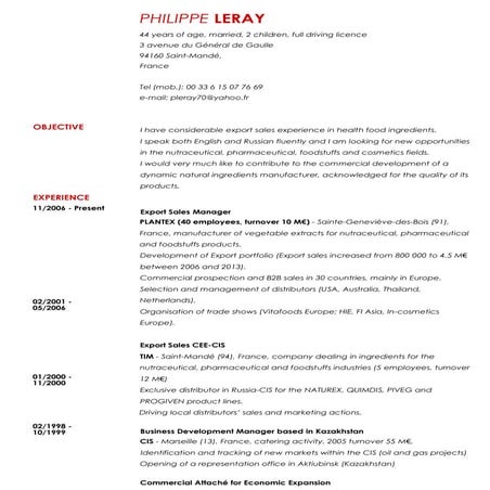 Philippe Leray CV_EN | PDF
